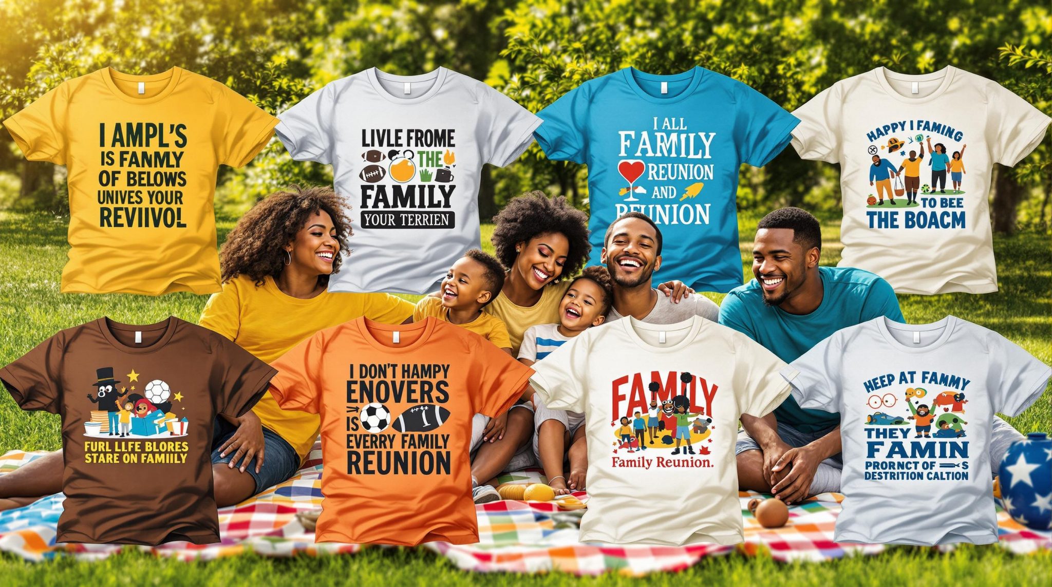 8 Popular T-Shirt Designs for Family Reunions | ooShirts - T-Shirt ...
